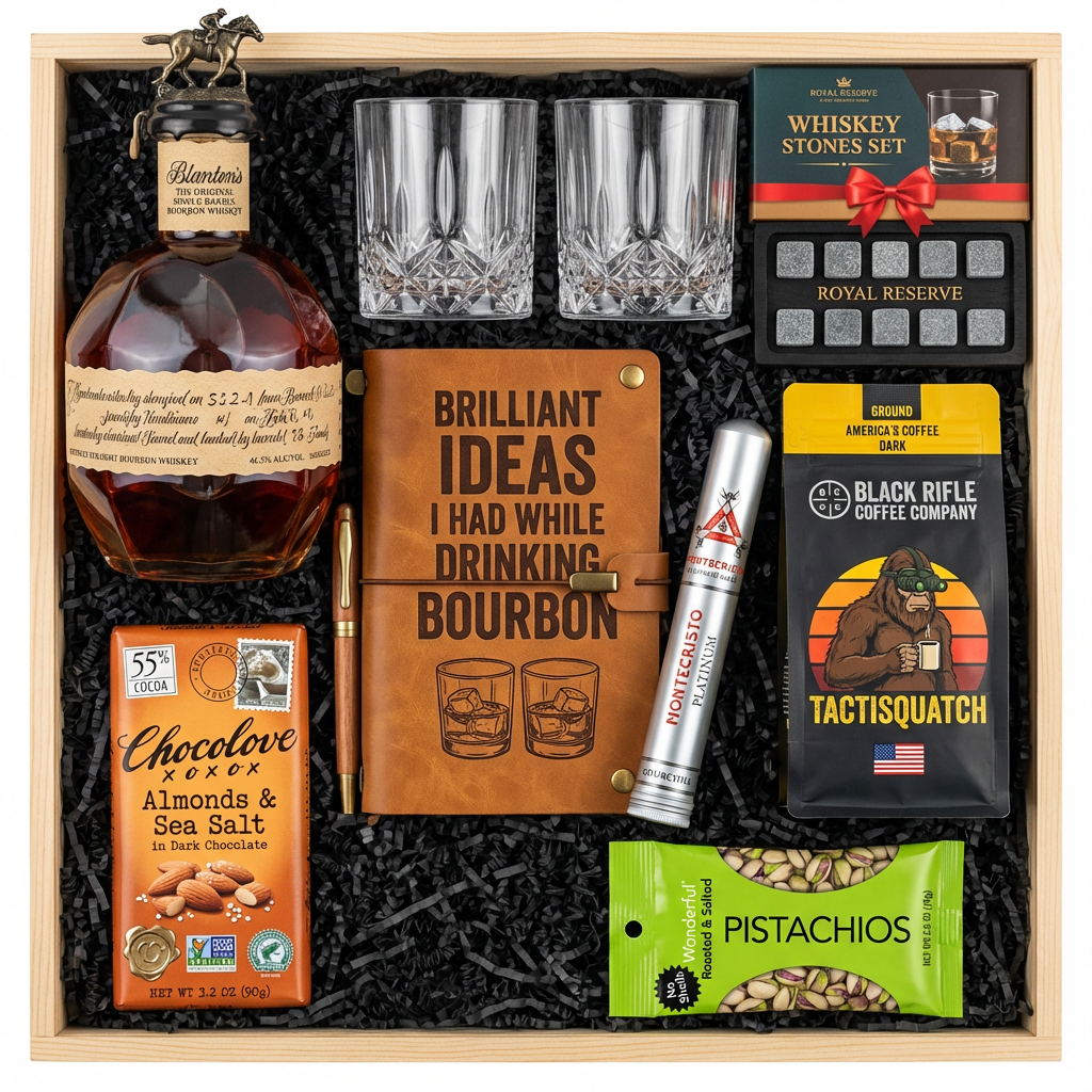 Blanton’s Top Shelf Gift Crate | Collector’s Bourbon Set – Rare Bourbon ...